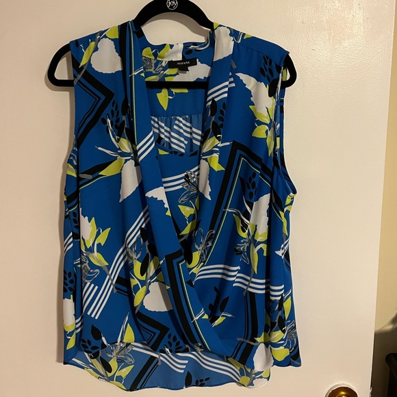 Tops | Alfani Tank Top Crosses In The Front | Poshmark